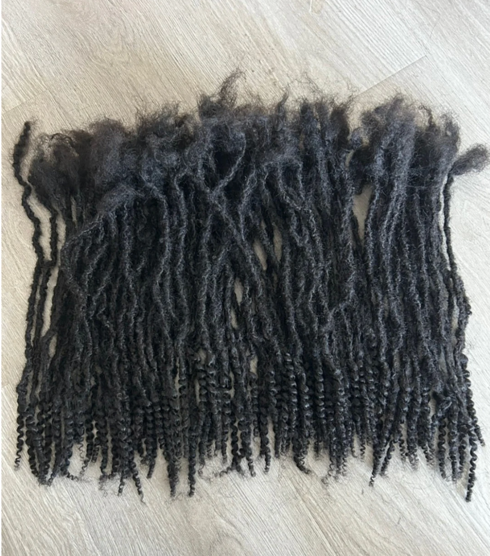 GODESS Interloc Curl Microloc Extensions 100% Human Hai Handmade 10-40 ...